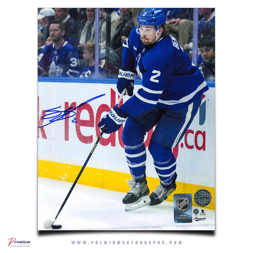 Simon Benoit Toronto Maple Leafs Signed 8x10 Photograph Along the Boar ...
