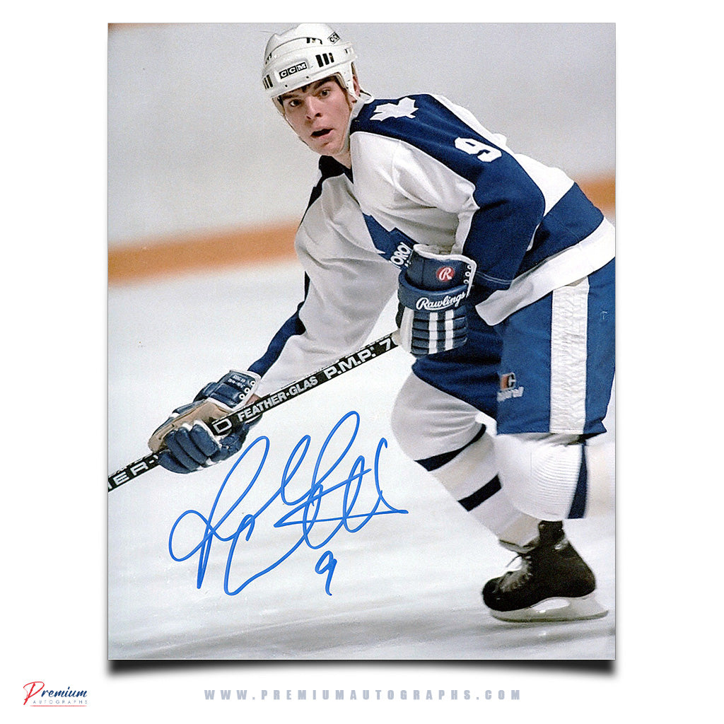 Russ Courtnall Toronto Maple Leafs Signed 8x10 Photograph On the Rush ...