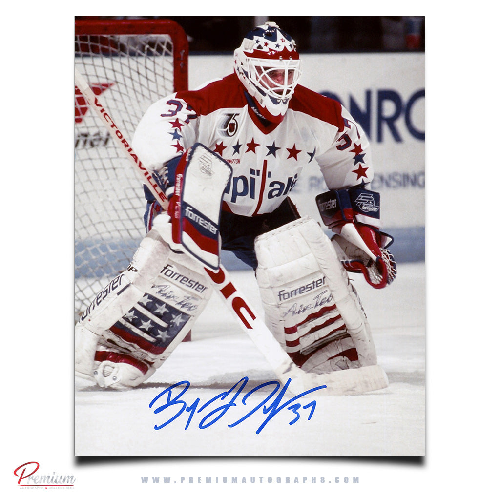 Byron Dafoe Washington Capitals Signed 8x10 Photograph Top of the Crea ...