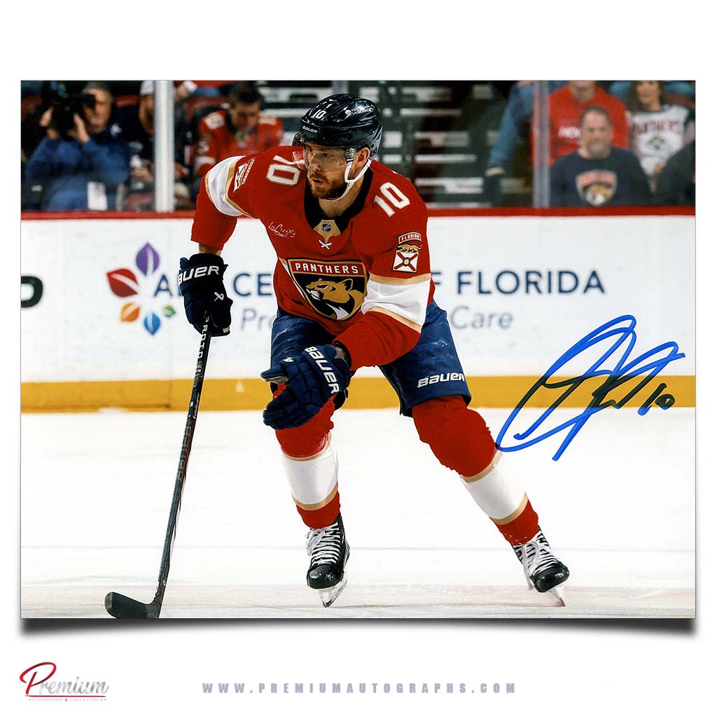 A.J. Greer Florida Panthers Autographed 8x10 Photograph Skating Up Ice ...